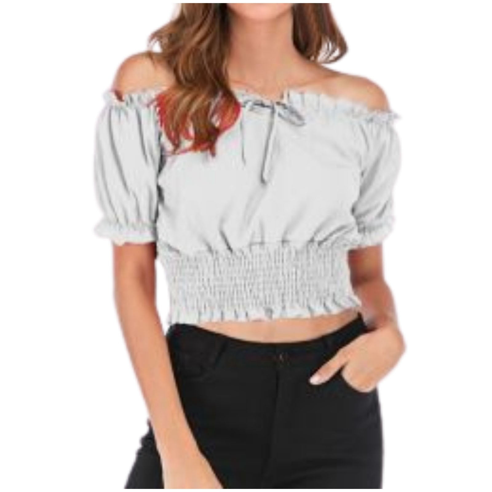 2024 Summer New Small Womens Tube Top One Line Neck Padded Top Off ...