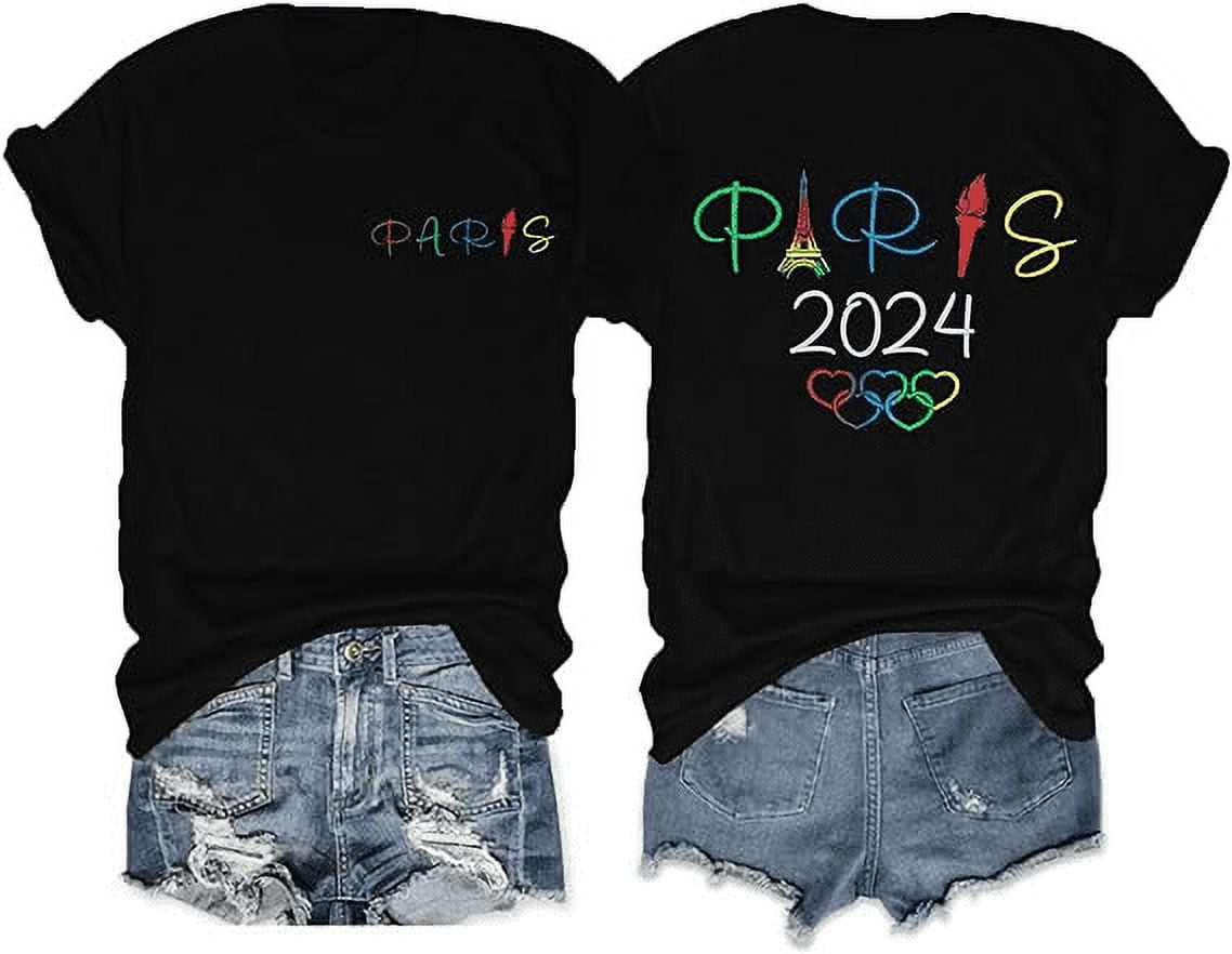 2024 Summer Sport Games Shirt France Eiffel Tower Shirts Paris Trip ...