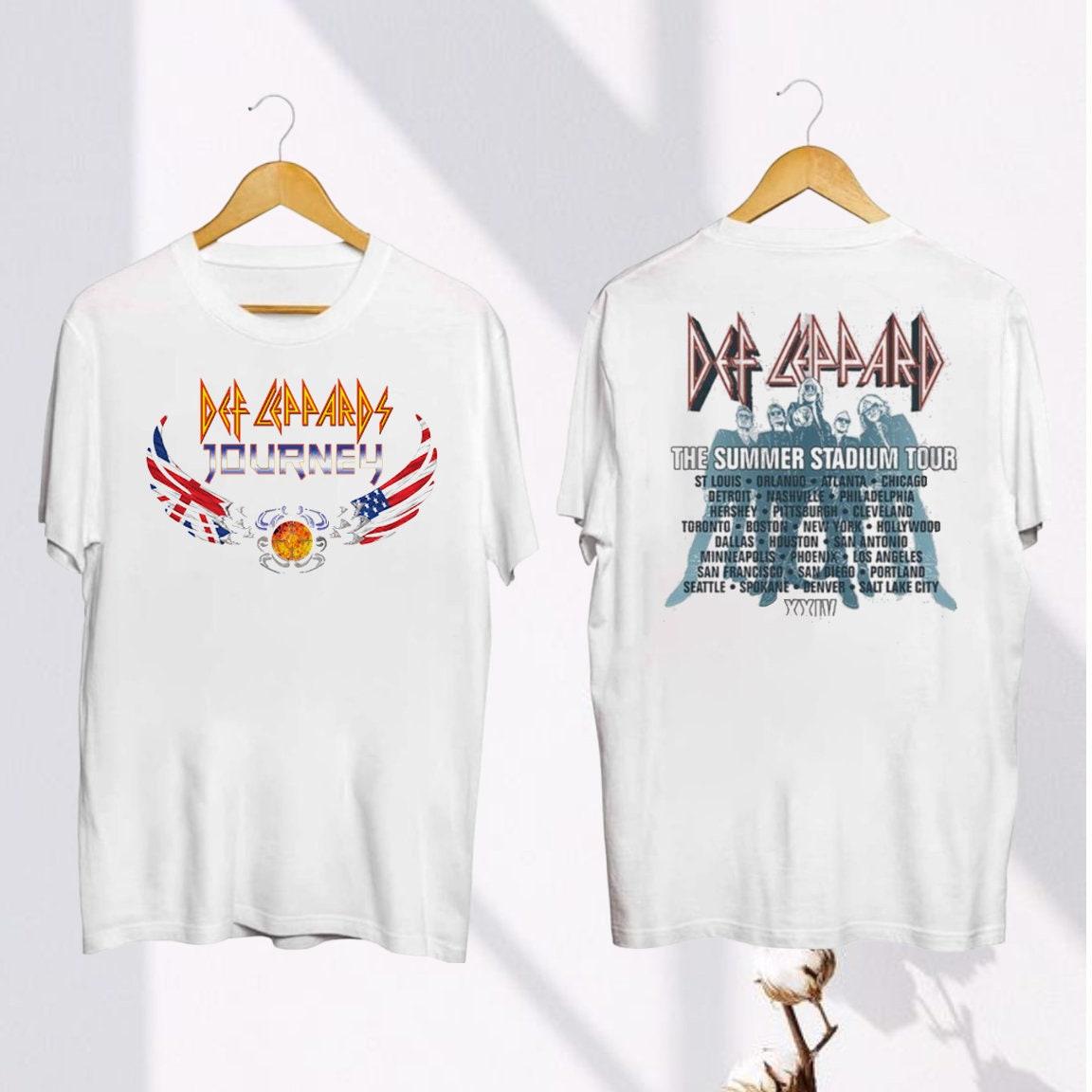 2024 Summer Stadium Tour Def Leppard And Journey Shirt, Def Leppard Fan ...