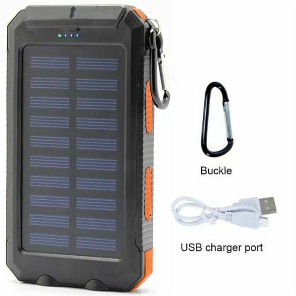 2024 Super 10000 mAh USB Portable Charger Solar Power Bank For Cell ...