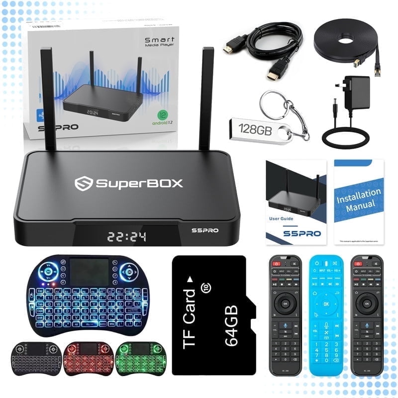 SuperBox S5 Pro: Android 12 TV Box Optimized for 6K & Bluetooth Voice ...