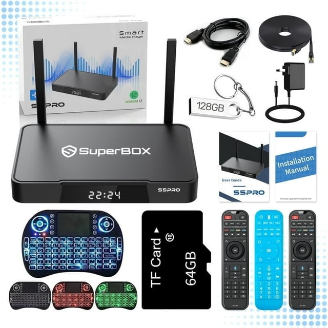SuperBox S5 Pro: Android 12 TV Box Optimized for 6K & Bluetooth Voice ...