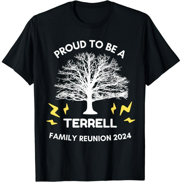2024 TERRELL Family Reunion Party Matching Family Tree T-Shirt ...