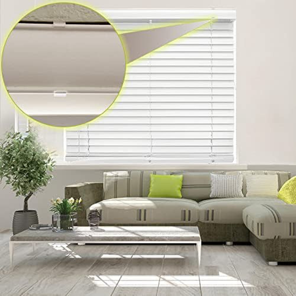 2024 TOP! 2 Inch Clear Blind Clips for Valance, Hidden Valance Wood or ...