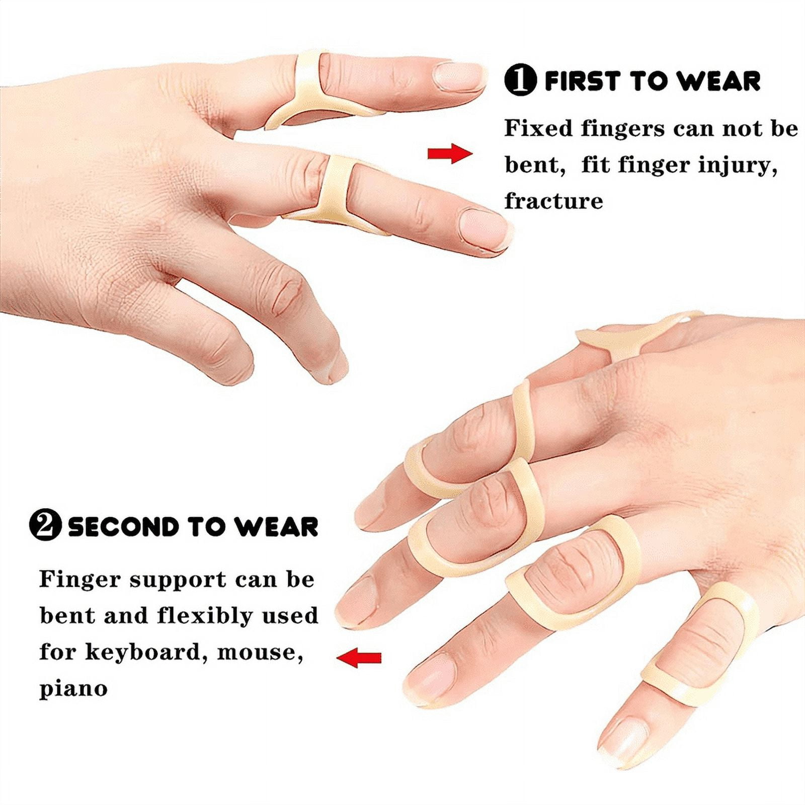 2024 TOP! 5 PCS Trigger Finger Splint, Support and Protection for Arthritis, Straightening ...