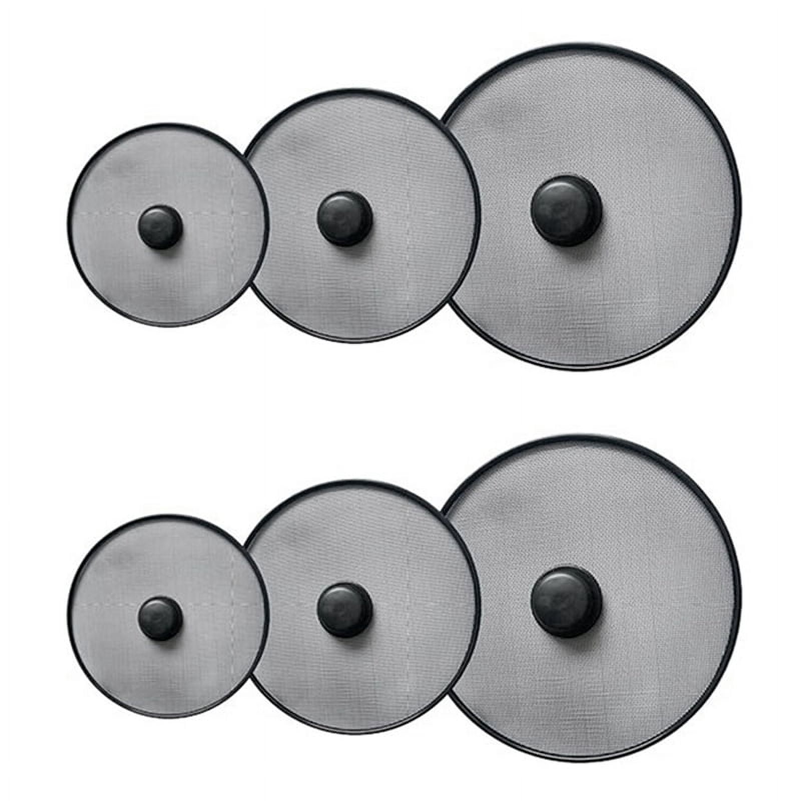 2024 TOP! 6Pcs Kitchen Splash Guard Splatter Screens Frying Pan Grease ...