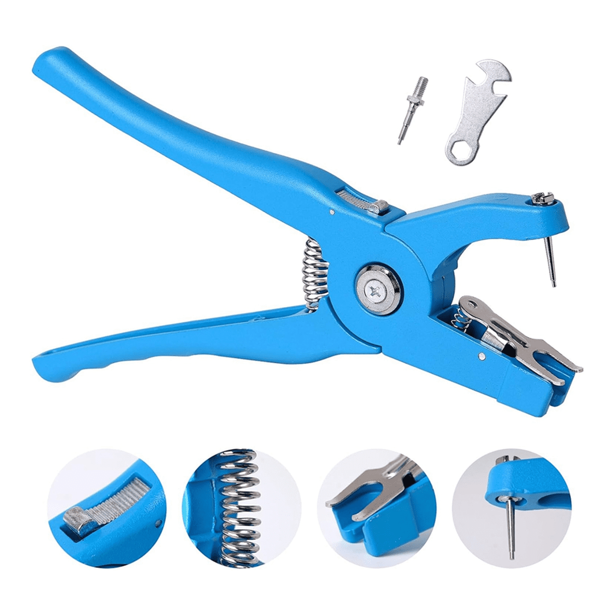 2024 TOP! Cattle Ear Tag Applicator Cow Pliers Tagger Universal Puncher ...