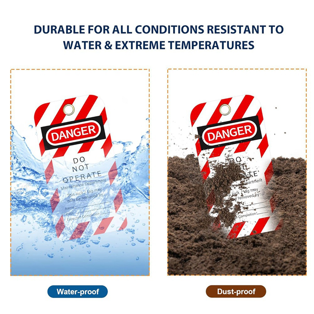 2024 TOP! Lockout Tagout Tags, 3 X 5.75-Inch, 40 Danger Do Not Operate ...