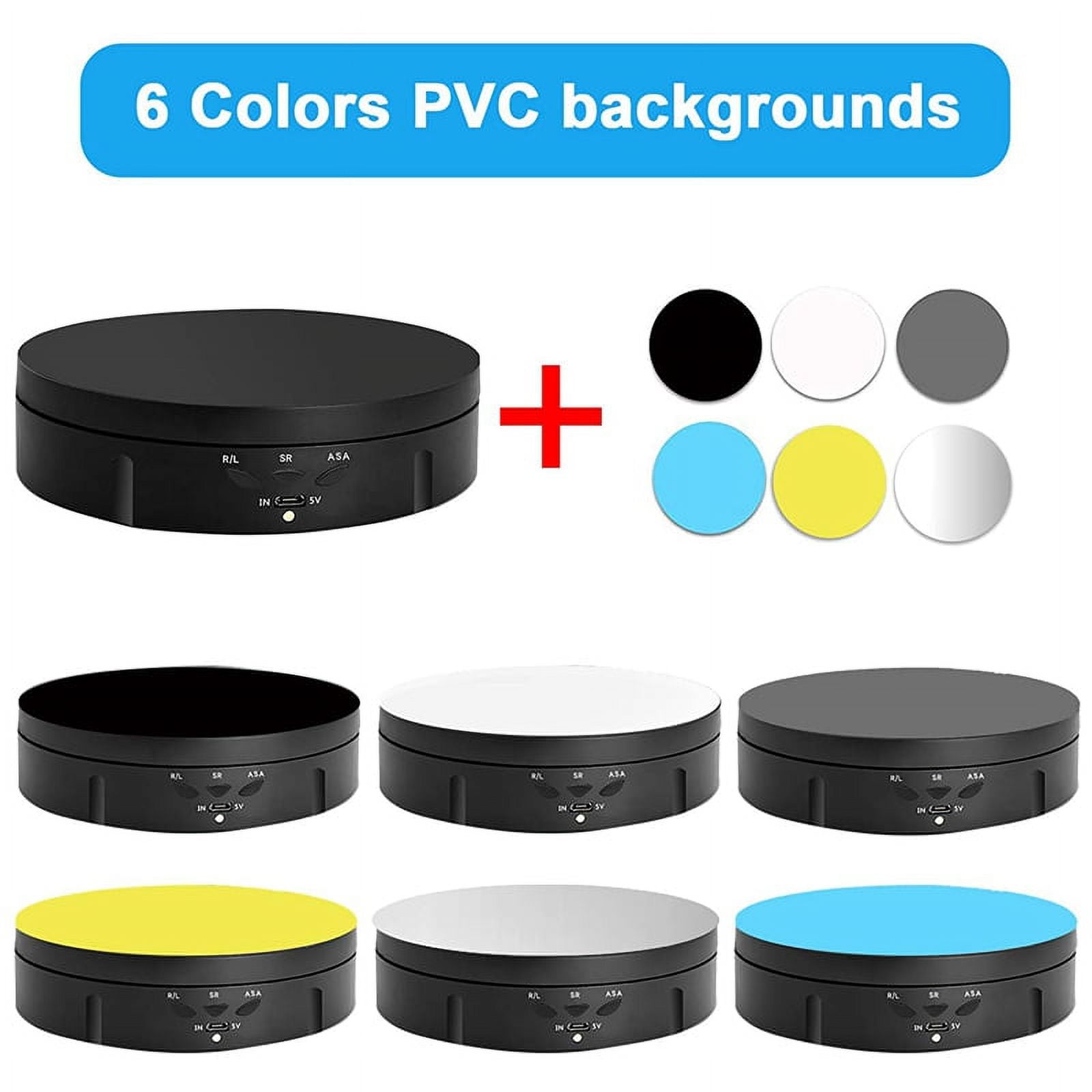 2024 TOP! Motorized Rotating Display Stand, 360 Degree Photography ...