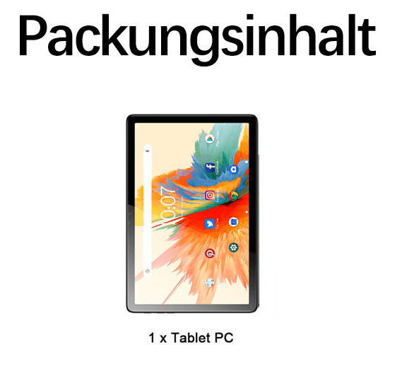 2024 Tab 10.1" Android 14 Tablet PC 12GB+256GB 8-Core Bluetooth WiFi ...