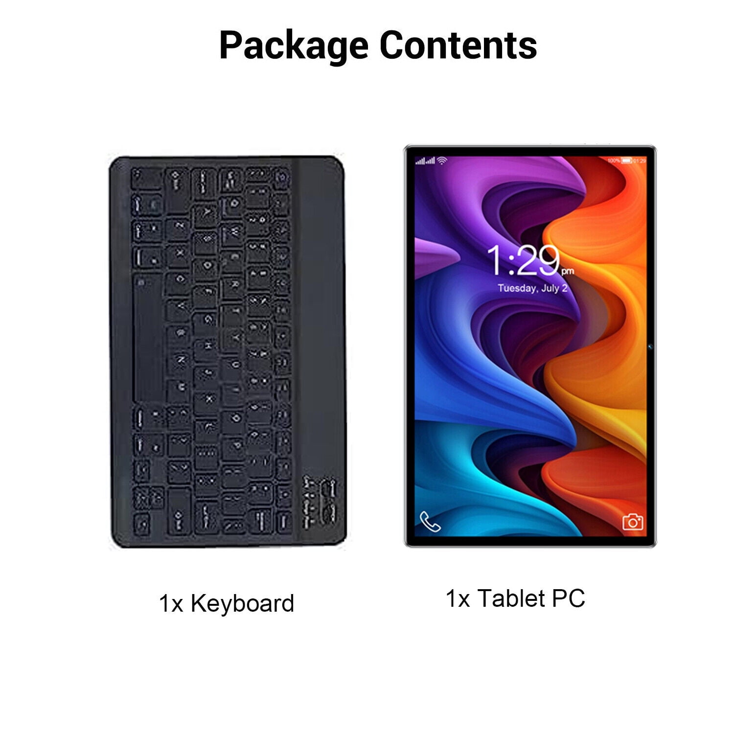 2024 Tab 10.1" Android 14 Tablet PC 12GB+256GB 8 Core WiFi Dual Camera ...