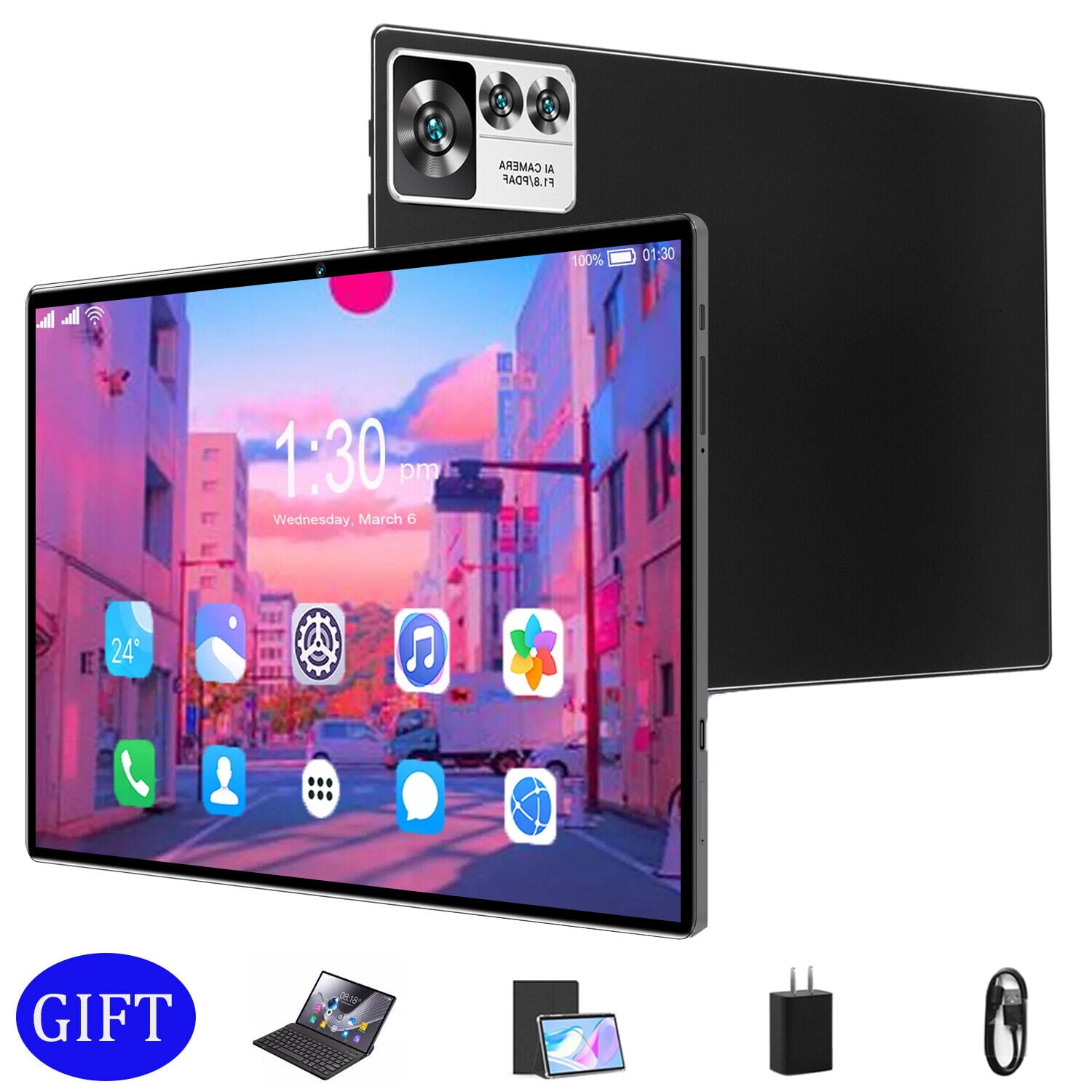 2024 Tablet 10 In Tablet Android 14 Octa Core 1920*1200 8000mAh Dual ...