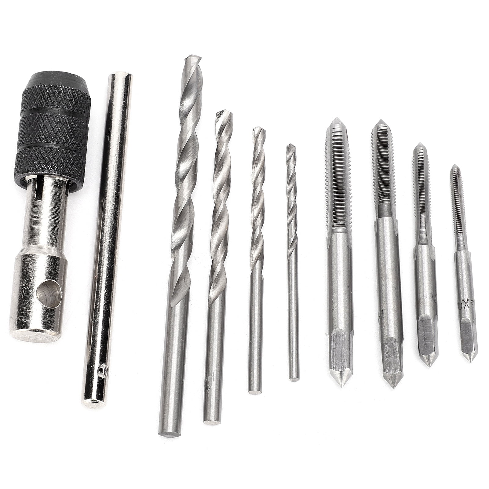 2024 Tap Drill Bit Set Bearing Steel with TType Tap Wrench Hand Tool ...