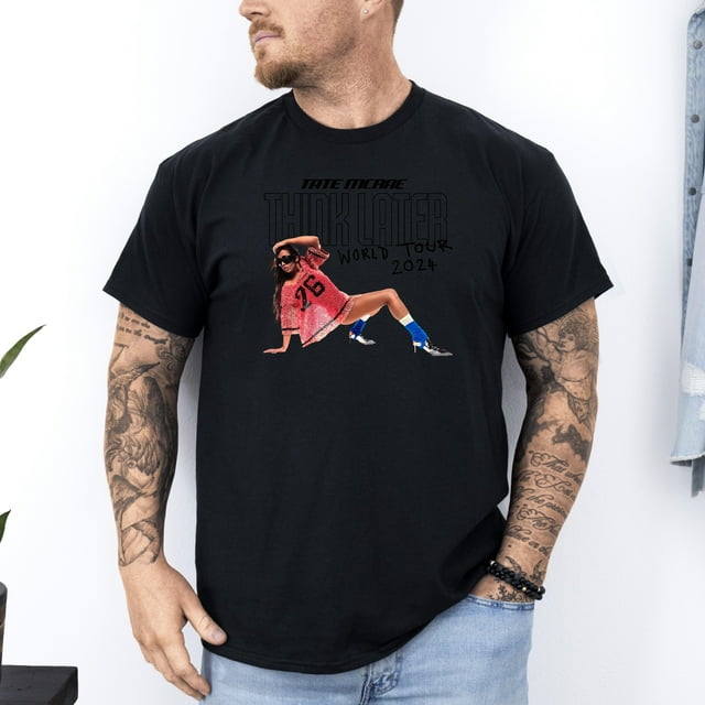 2024 Tate McRae Concert Fan Gift Merch T-shirt, for men & women, up to size 5XL. - Walmart.com