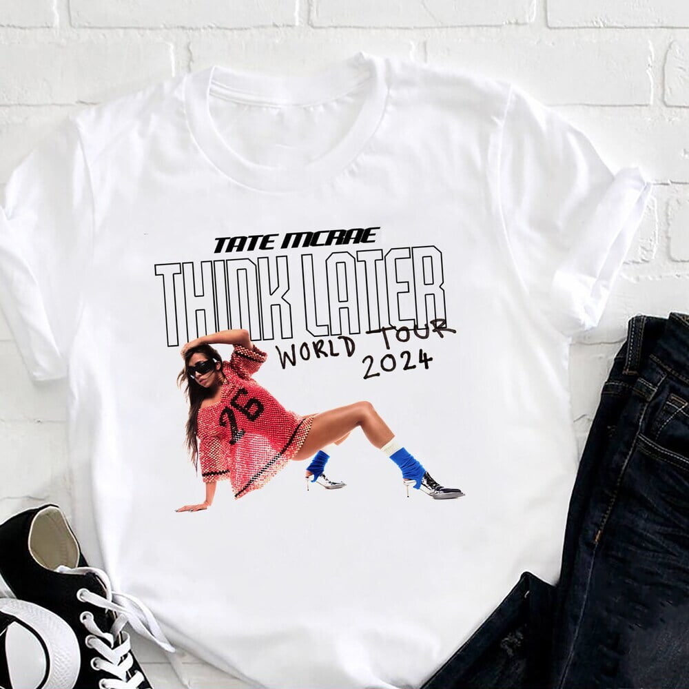 2024 Tate McRae Concert T-Shirt, Tate McRae The Think Later World Tour ...