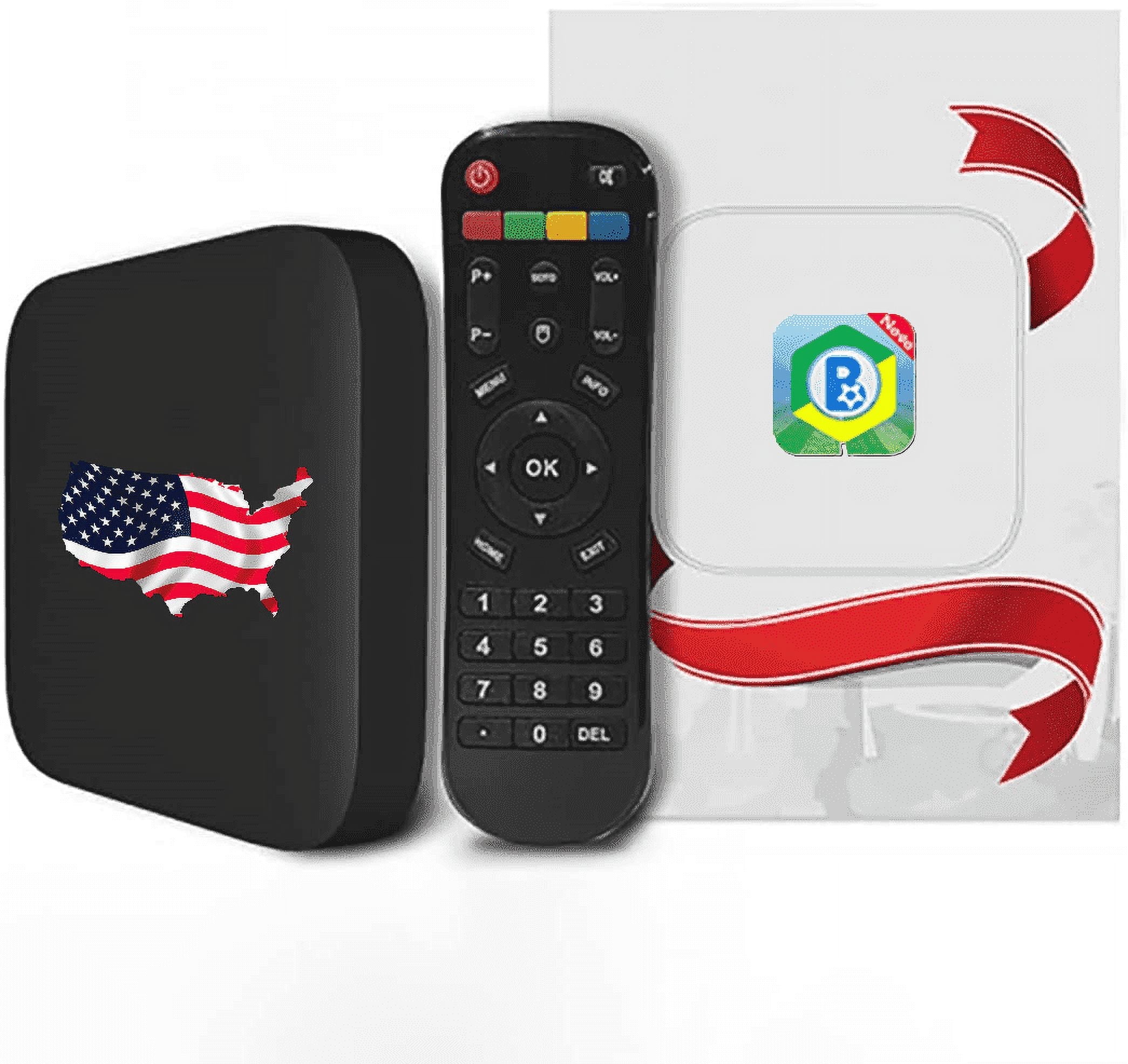 Tigre 3 Plus 4K UHD Streaming Media Player, Android TV with Brazil, USA ...