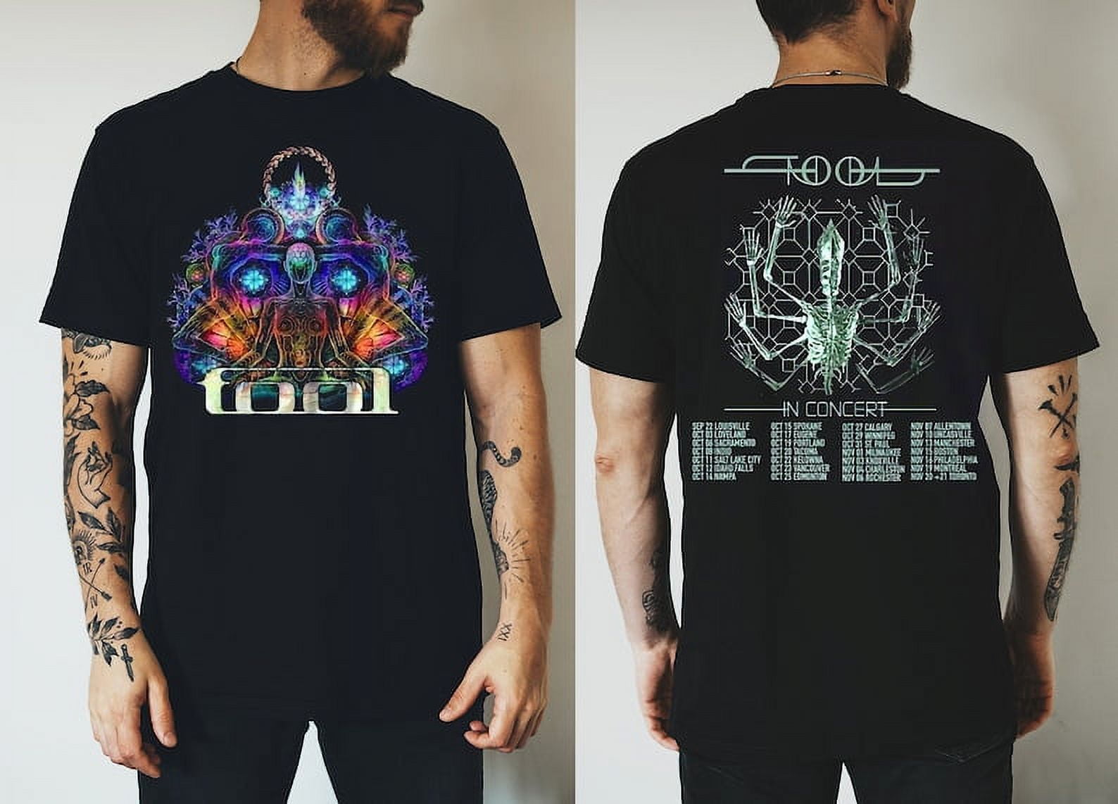 2024 Tool In Concert T-Shirt, Tool Band Fan Gift Shirt, Rock Band Tool 2024 Tour Shirt, Graphic ...