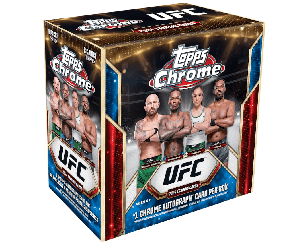 Topps 2024 Chrome UFC Collectors Sports Mega Box Trading Cards | 1 ...