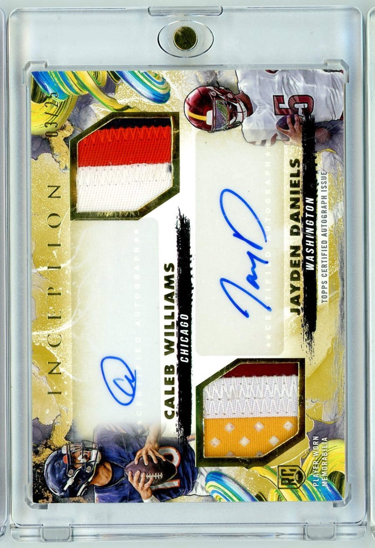 2024 Topps Inception Jayden Daniels/Caleb Williams #DRRA-WD Dual Rookie ...