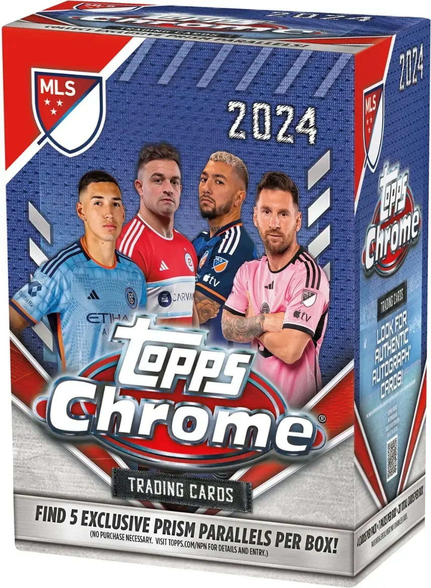 24 TOPPS CHROME MLS SOCCER VALUE BOX - Walmart.com