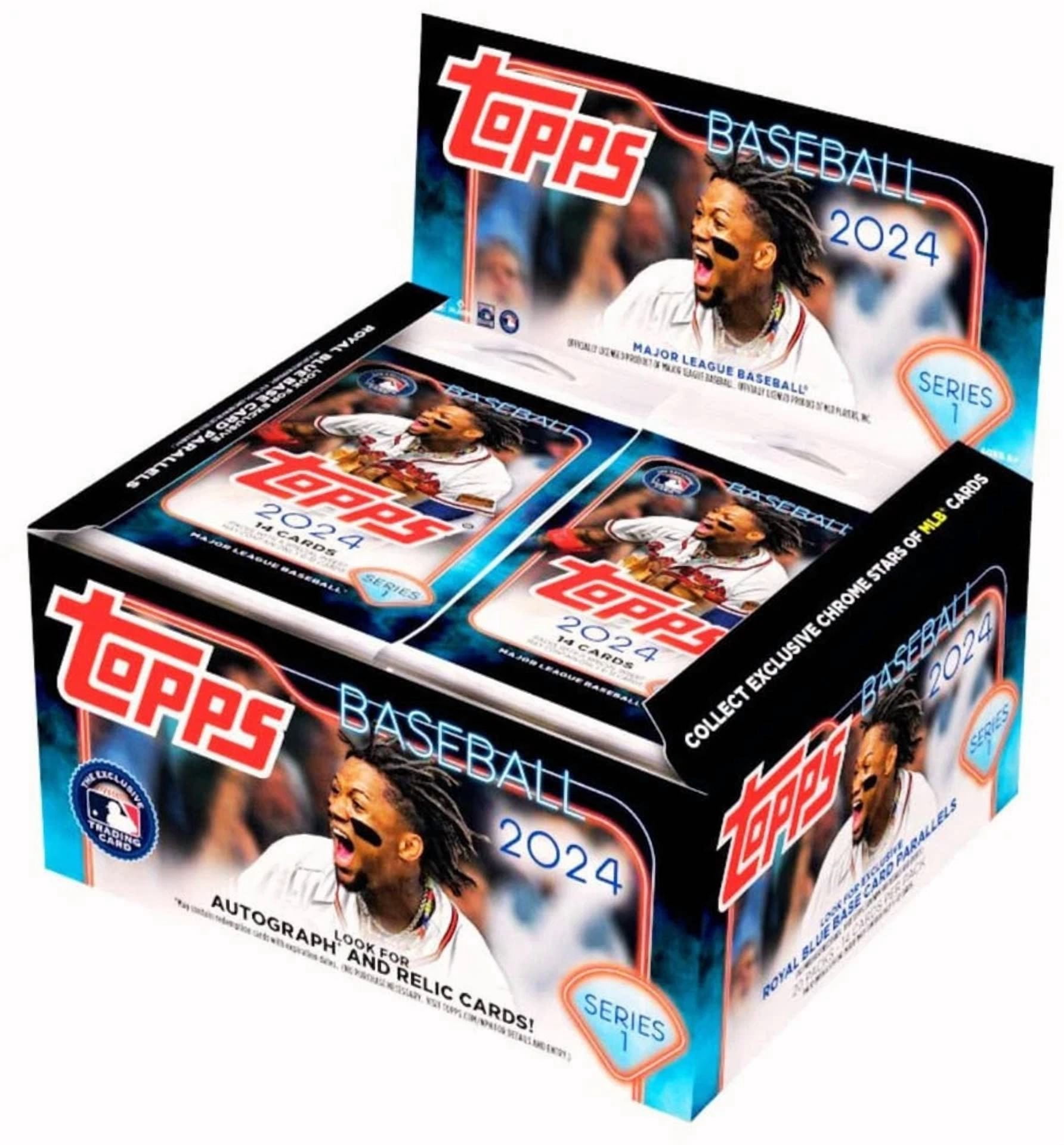 2024 Topps Series 1 Baseball 20-Pack Retail Display Box - Walmart.com