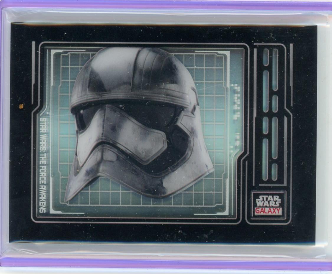 2024 Topps Star Wars Chrome Galaxy Captain Phasma Helmet #AS-13 ...