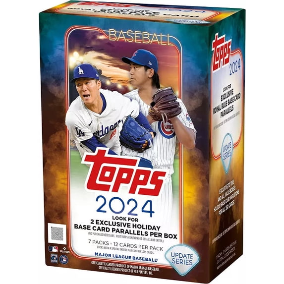 Topps 2024 Update Baseball Blaster Box, Includes 3 Exclusive Parallels ...