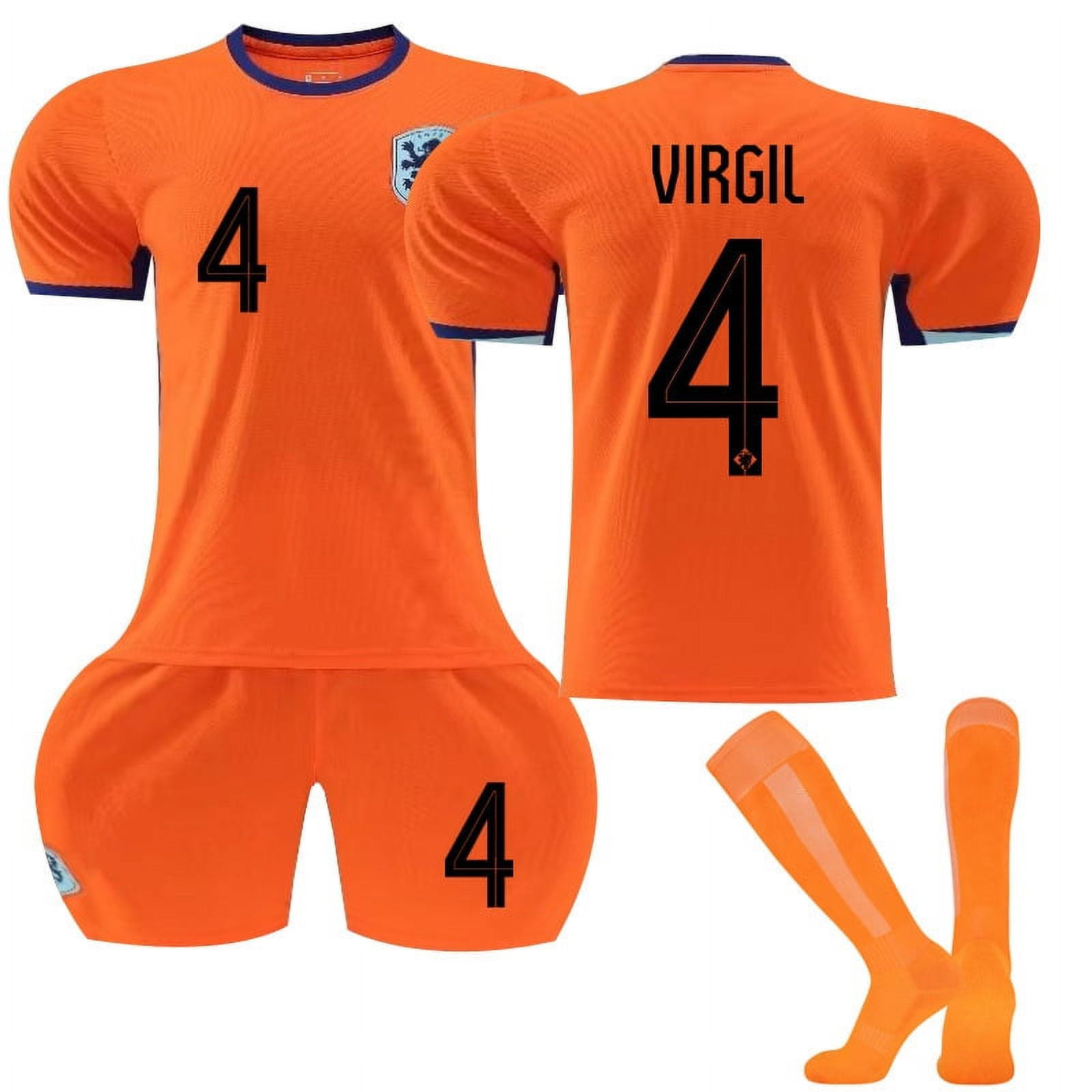 2024 UEFA European Championship Netherlands National Team Home Orange ...