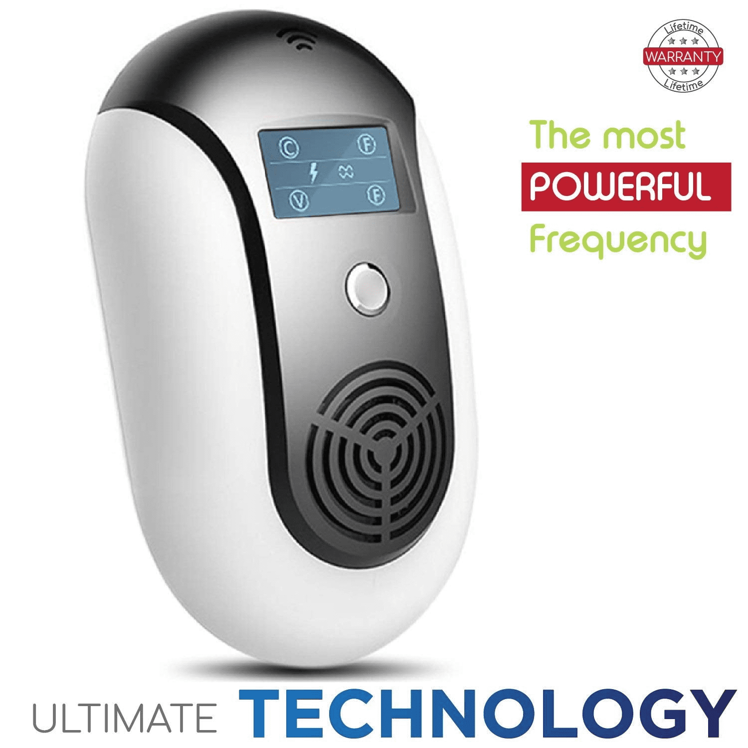 2024 UPGRADED MOST POWERFUL Ultrasonic Pest Repeller WITH LED ...