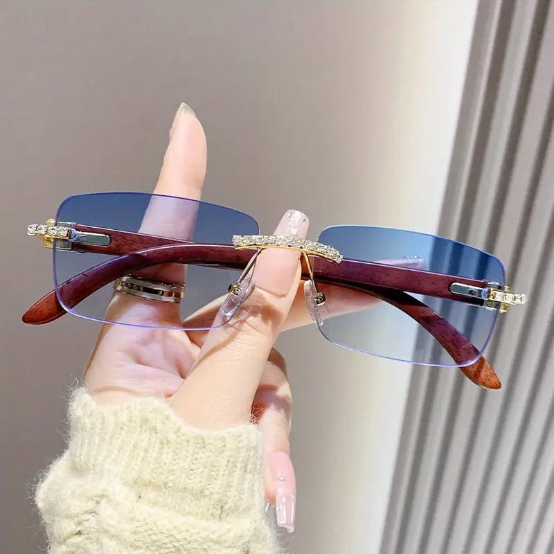 2024 Unisex Frameless Smart Glasses - Light-Sensitive Auto-Adjust Lens ...