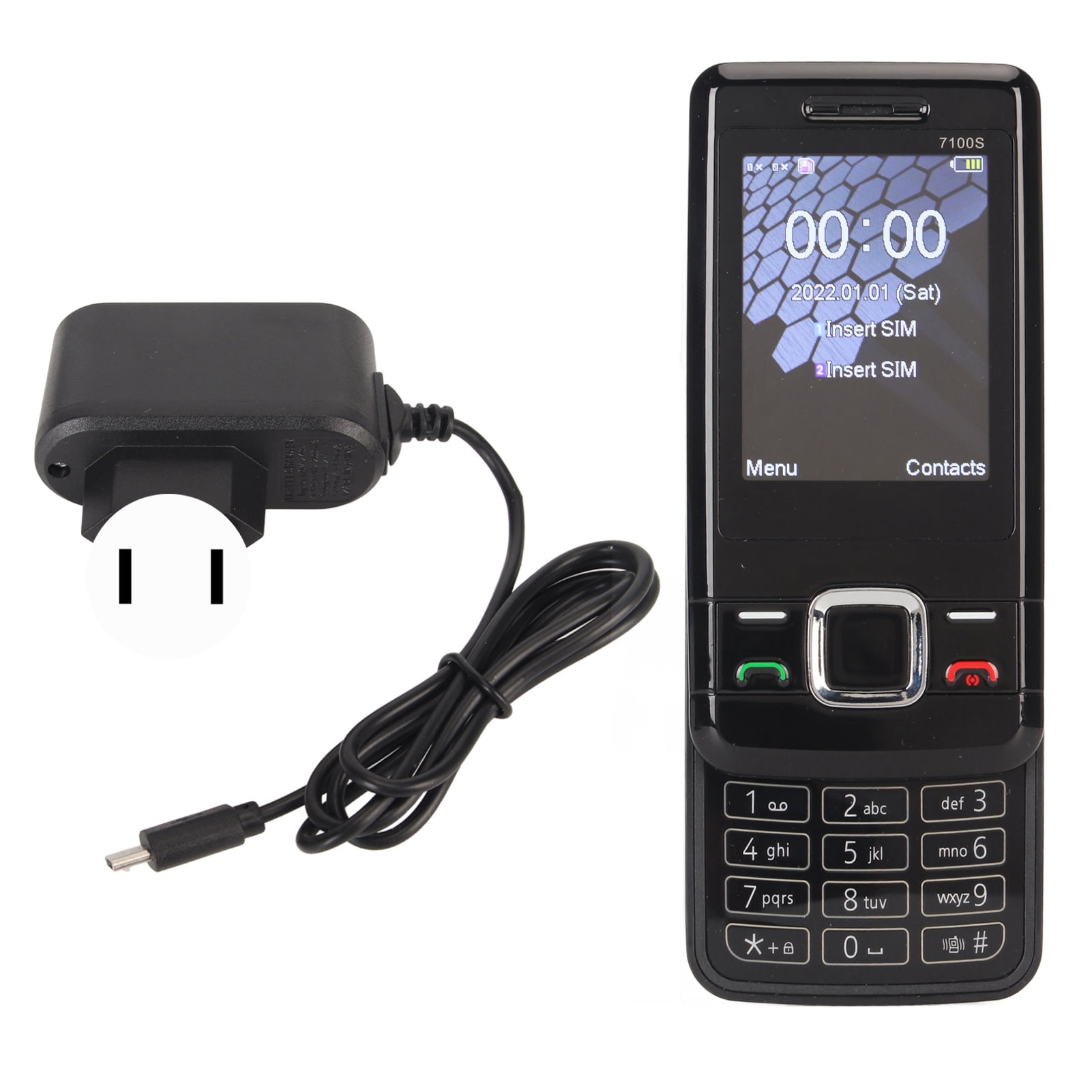 2024 Unlocked Slider Phone 2G GSM 1200mAh Battery Loud Voice Big Button ...