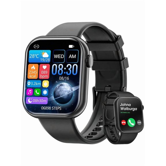 LivUp Smart Ring, Silver, Size 8 - Walmart.com