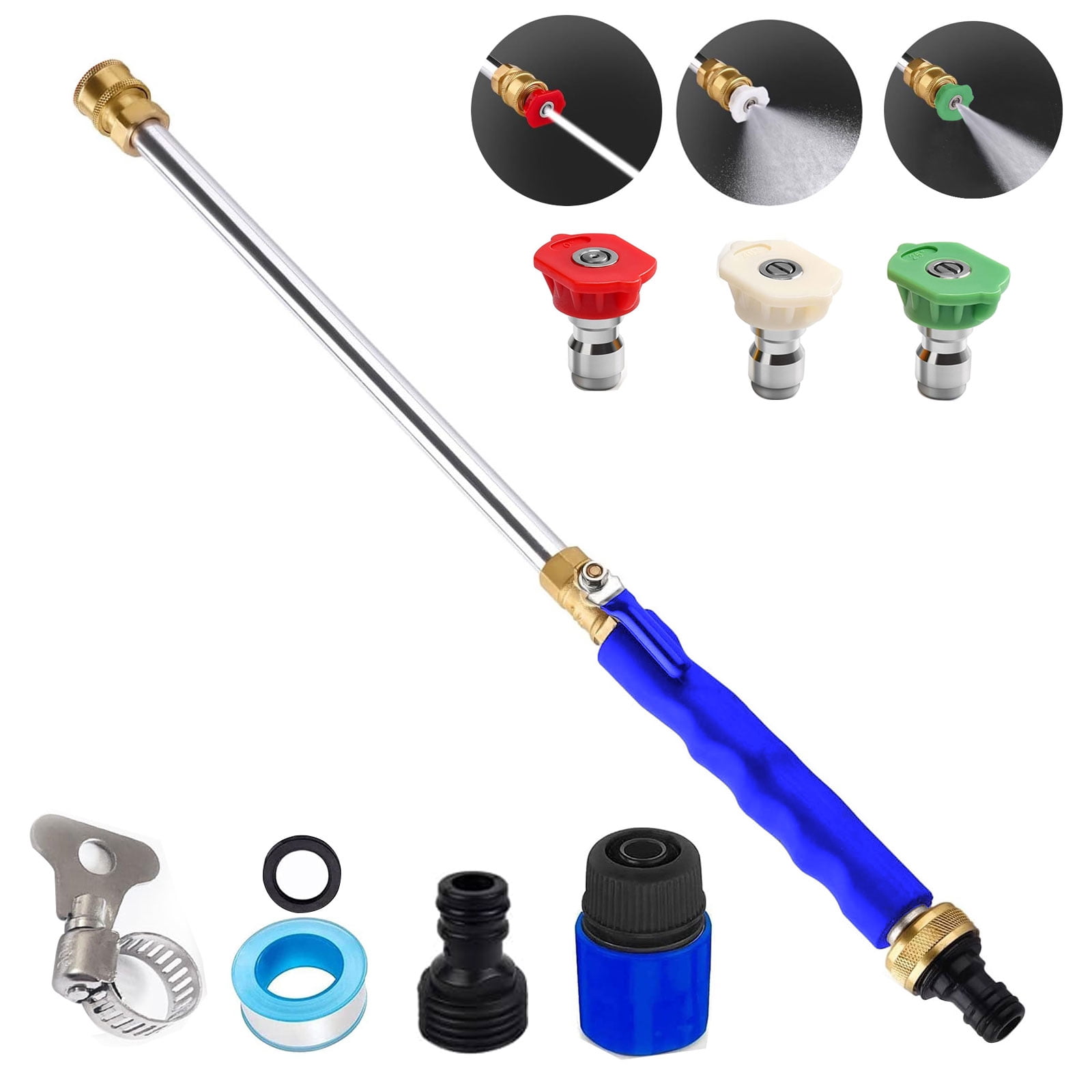 2024 Upgraded Jet Nozzle High Pressure Hose Nozzle for Garden Hose ...