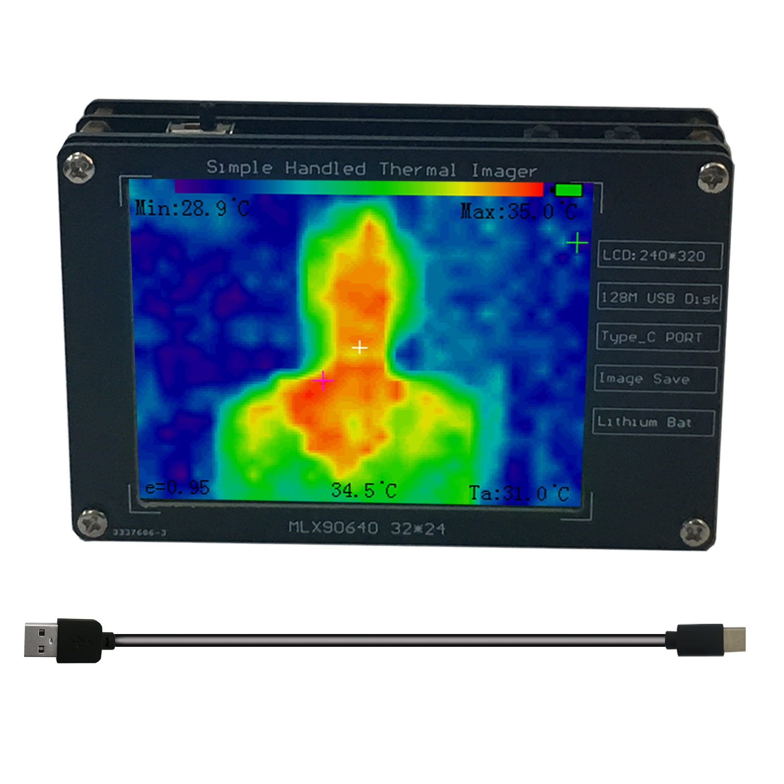 2024 Upgraded MLX90640 Infrared Thermal Imager, High-Resolution ...