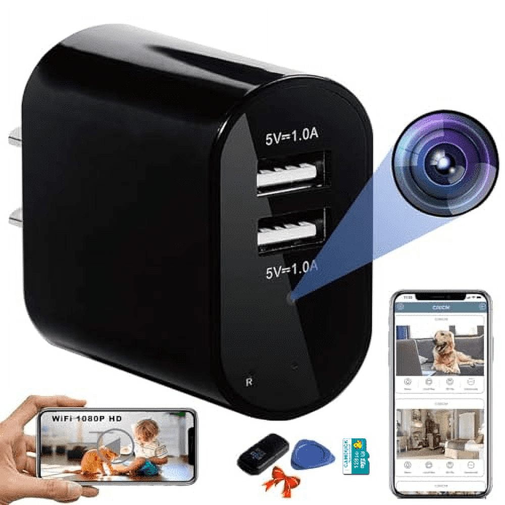 2024 Upgraded Nanny Cam Changer Wireless, WiFi Camera with Remote View ...