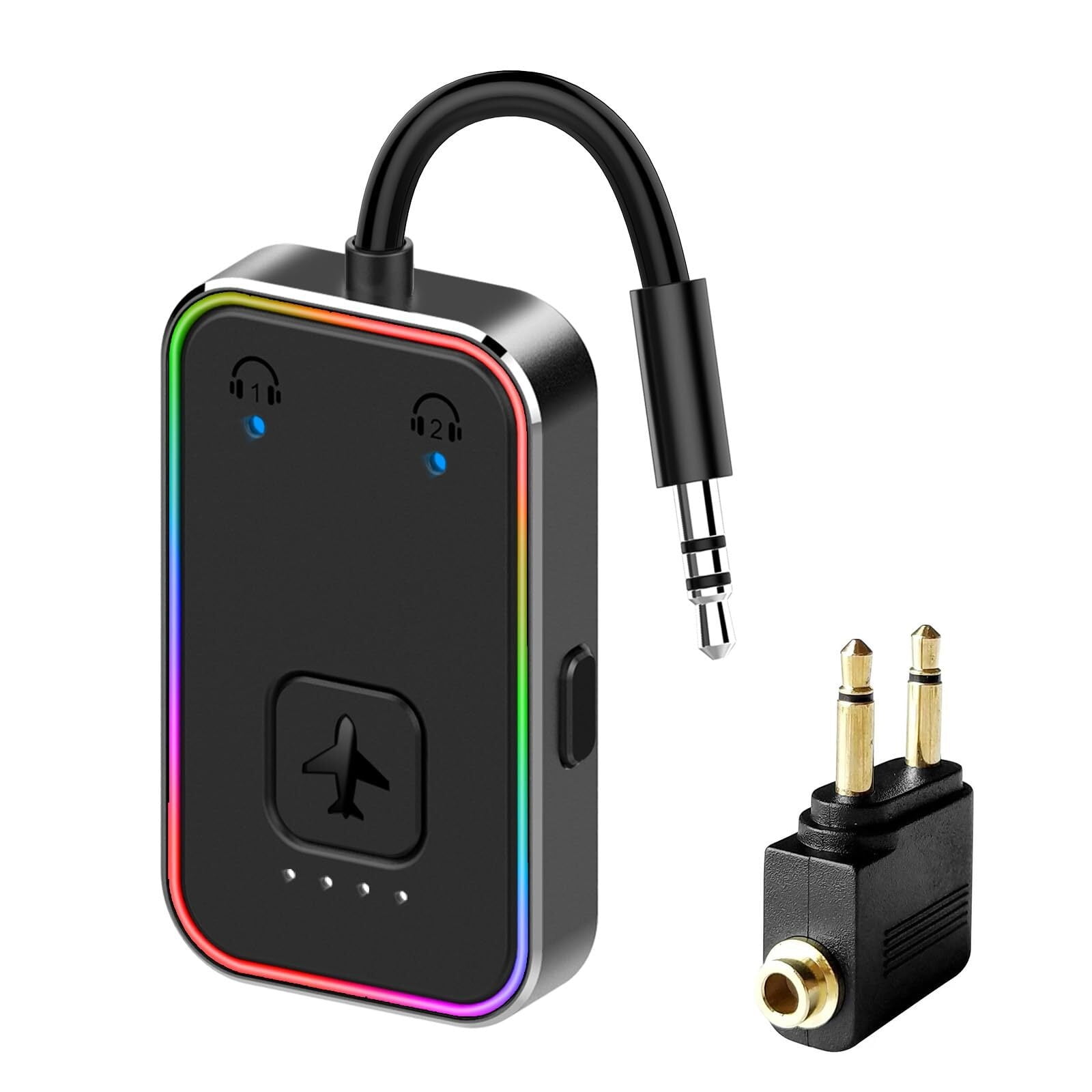 2024 Upgraded Pro Airplane Bluetooth 5.4 Transmitter for All Headphones ...