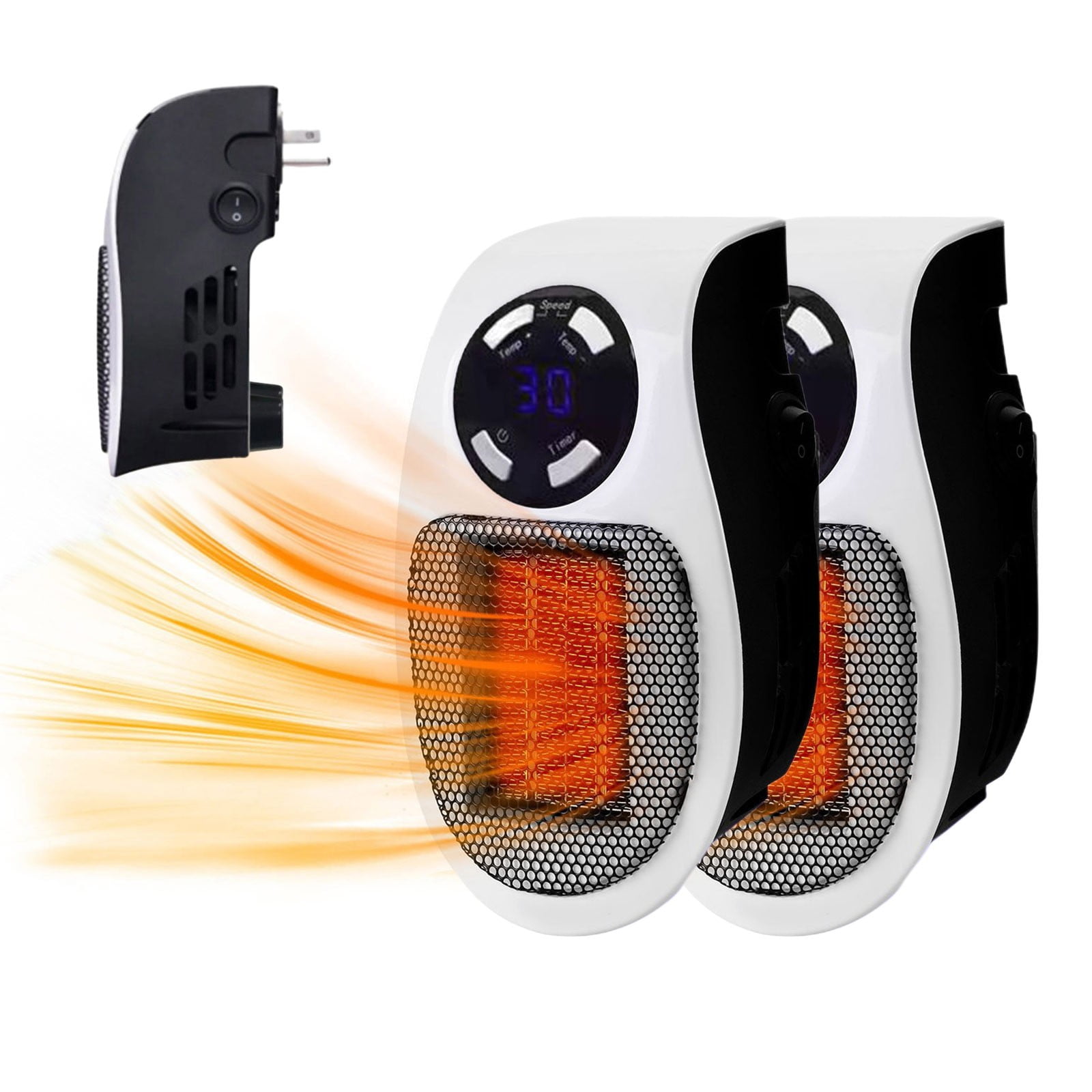 2024 Upgraded Smart Thermostat Space Heater,450W Portable Electric ...