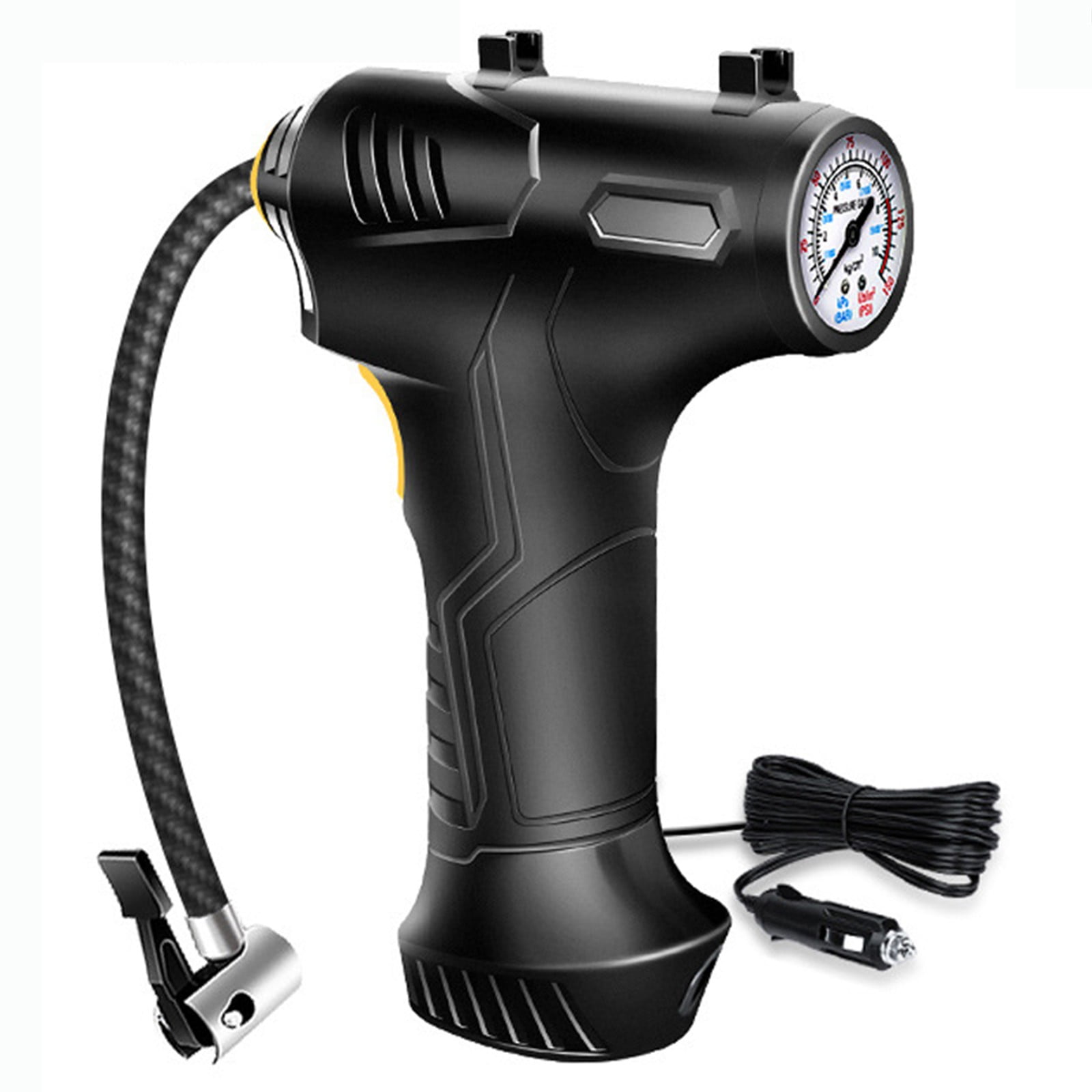 2024 Upgraded Tire Inflator with 3pcs Replace Nozzles - 12V Portable ...