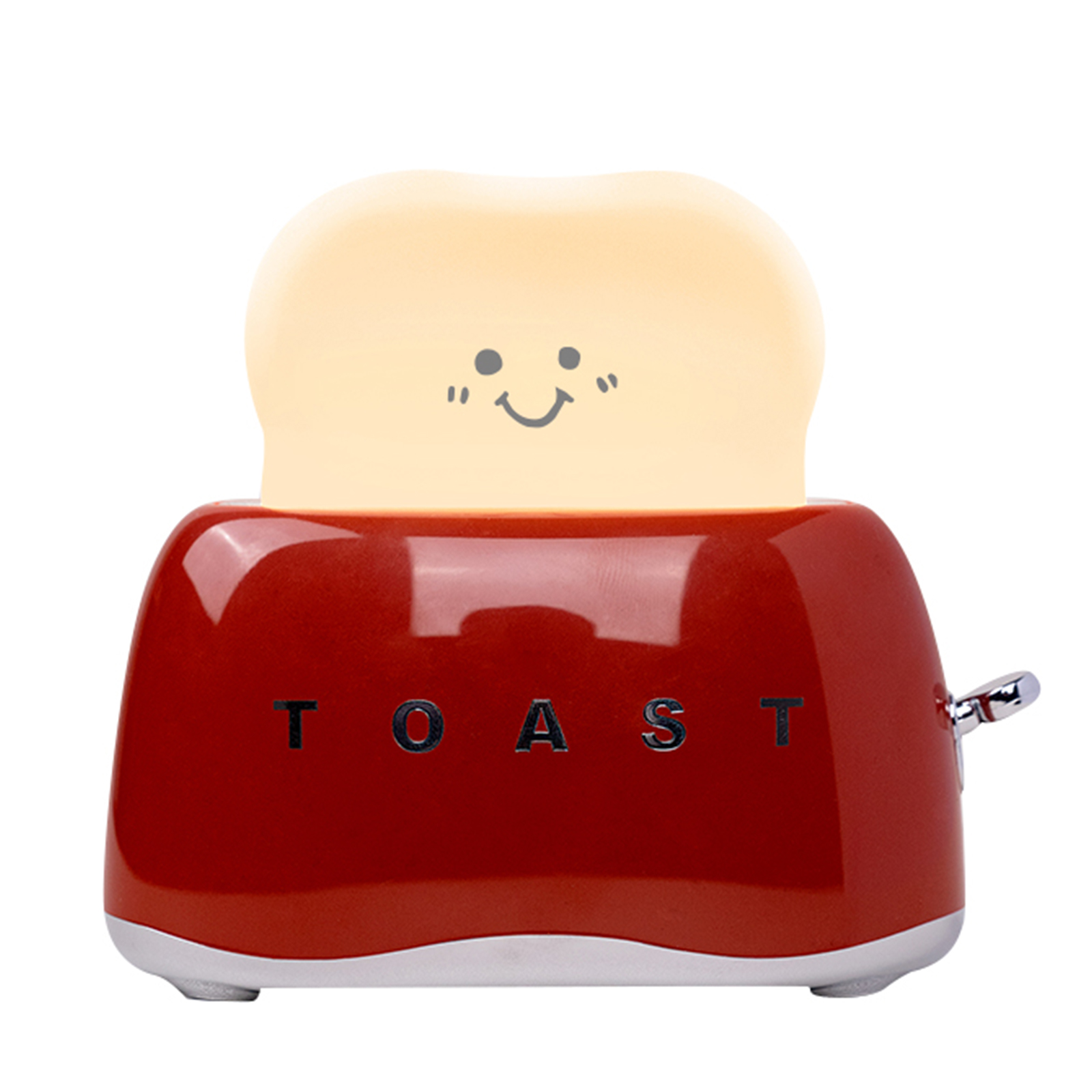 Lieonvis Cute Desk Decor Toaster Lamp,Rechargeable Small Lamp with ...
