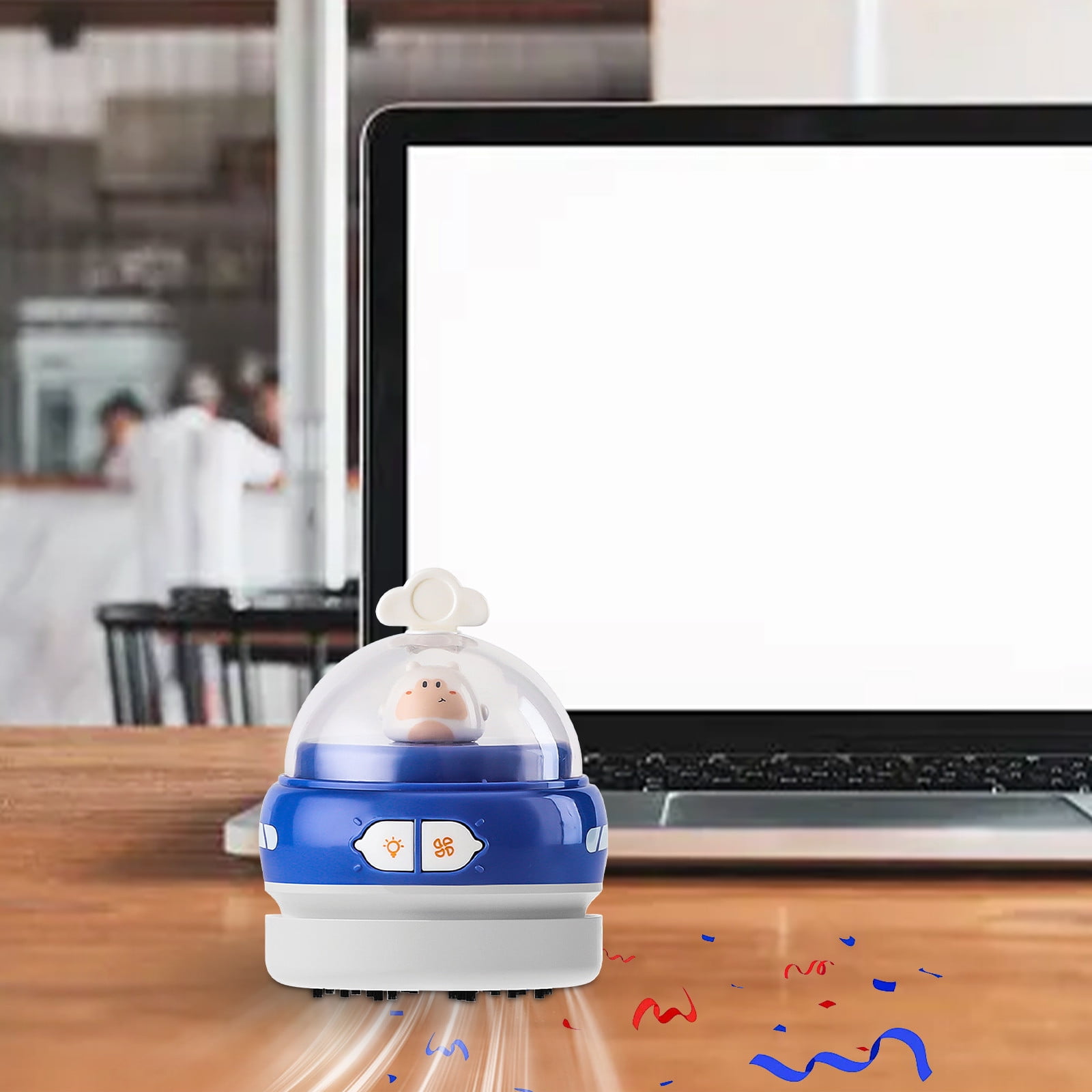 2024 Upgraded Version Light Desktop Cleaner Electric Usb Rechargeable ...