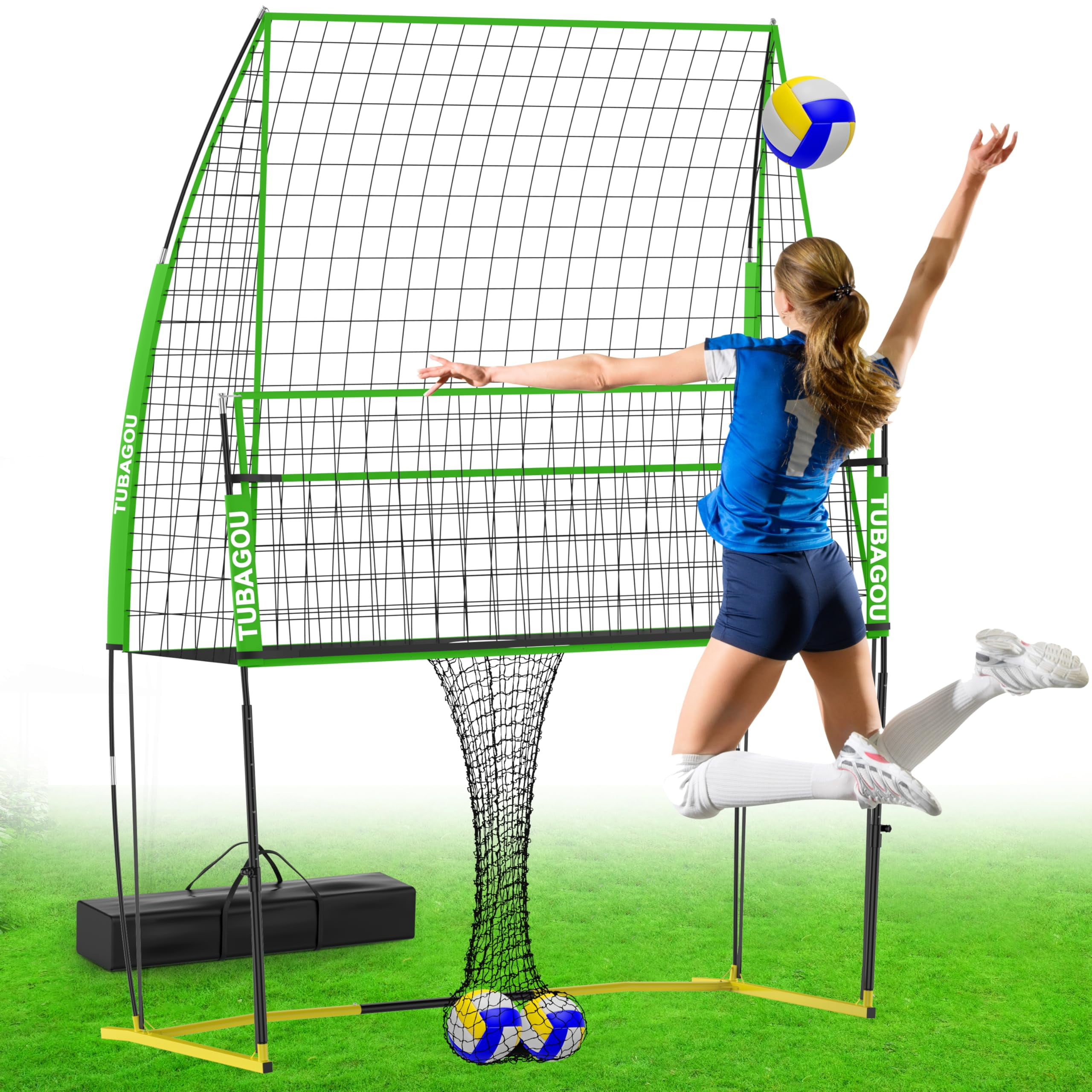 2024 Upgraded Volleyball Training Equipment Net Volleyball Spike ...