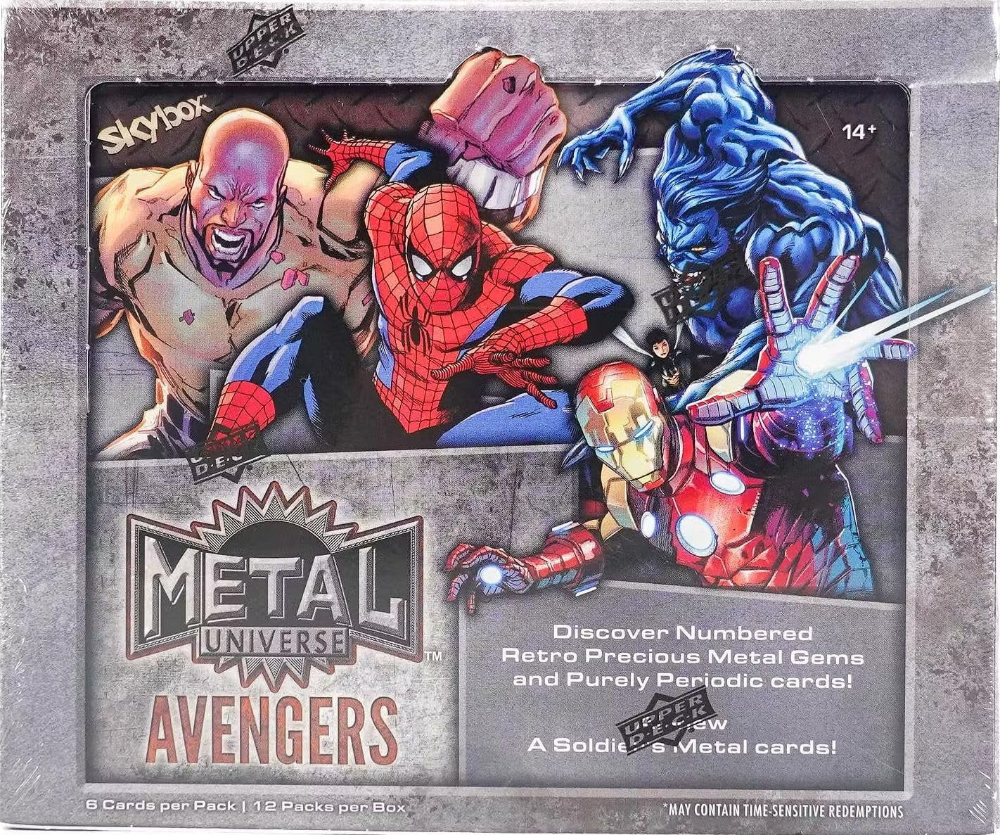 2024 Upper Deck Marvel Skybox Metal Universe Avengers Hobby Box ...