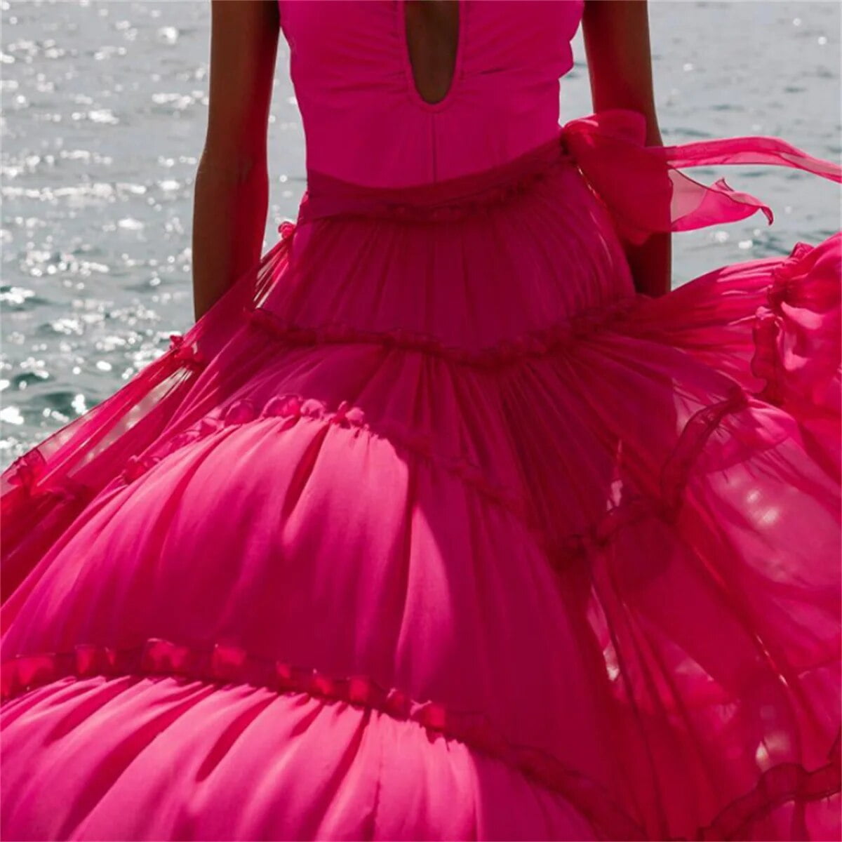 2024 V Neck One Piece Swimsuit and Skirt Swimwear Women Push Up ...