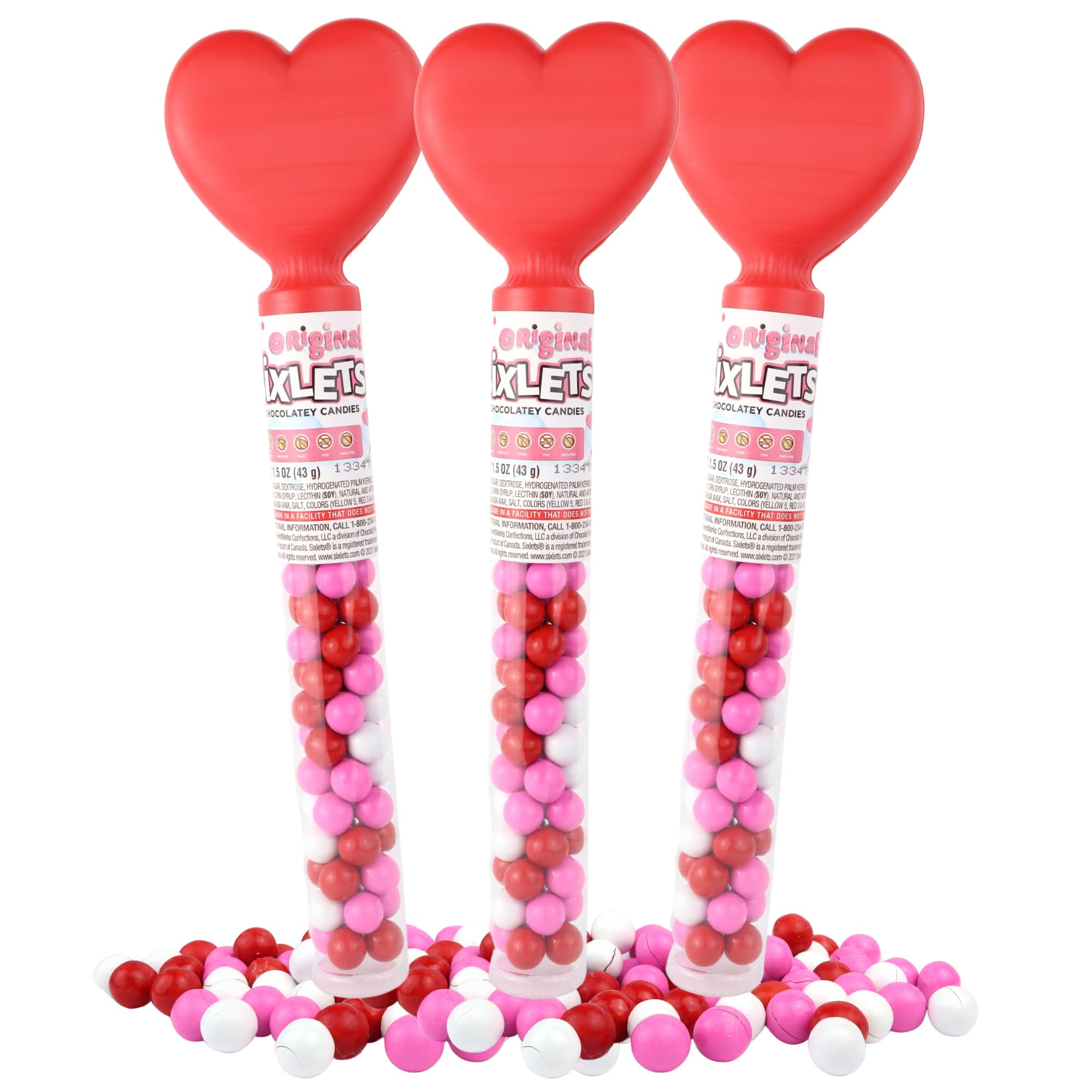 Customer reviews for 2024 Valentine's Day Candy Sixlets Coated ...