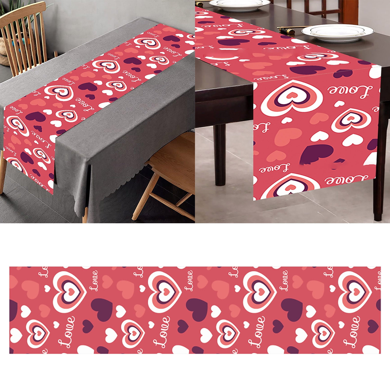 2024 Valentine's Day Gift Table Cloth New Valentine's Day Tablecloth ...