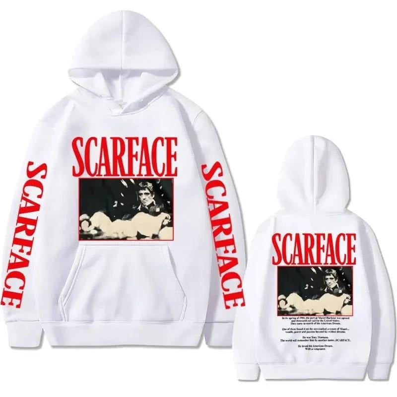 2024 Vintage 90s Movie Scarface Tony Montana Merch Unisex Oversized ...
