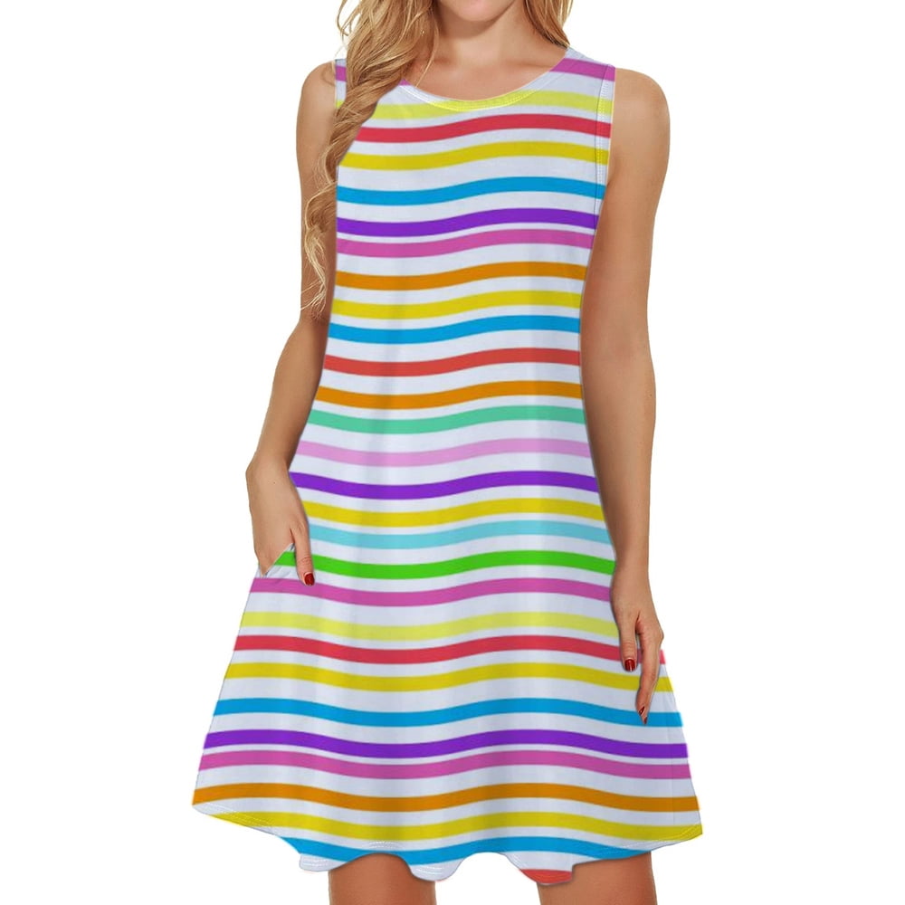 2024 Vintage Boho Sexy Floral Sundress Summer Trendy Casual Beach ...