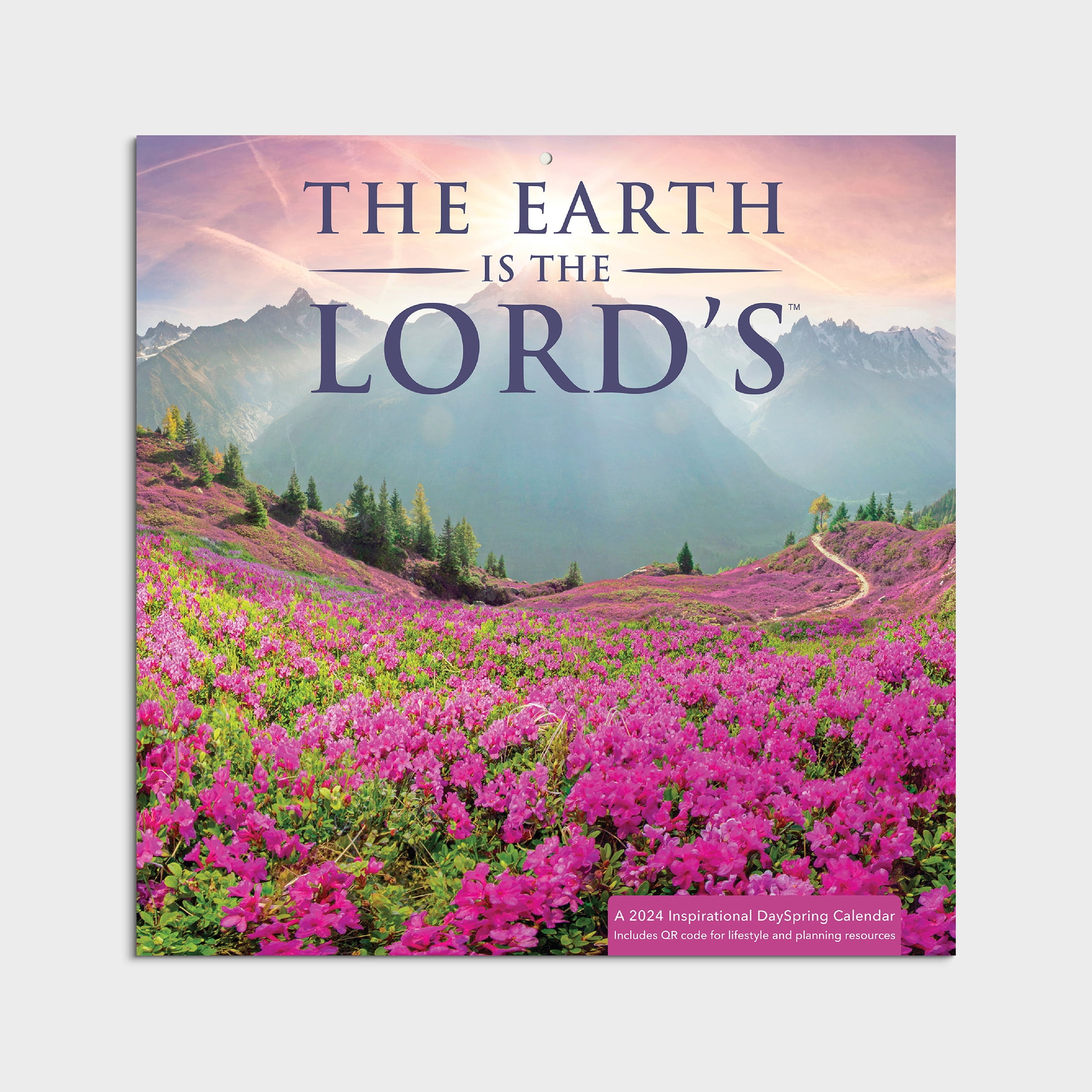 2024-Wall Calendar-Earth is the Lords-12x12 Hanging Wall Calendar by ...