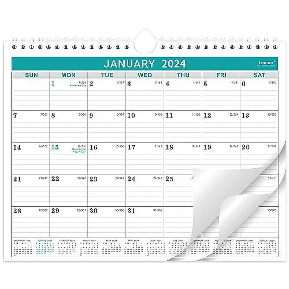 2024 Wall Calendar - Monthly Calendar 2024, 8.5" x 11", July 2023 to ...