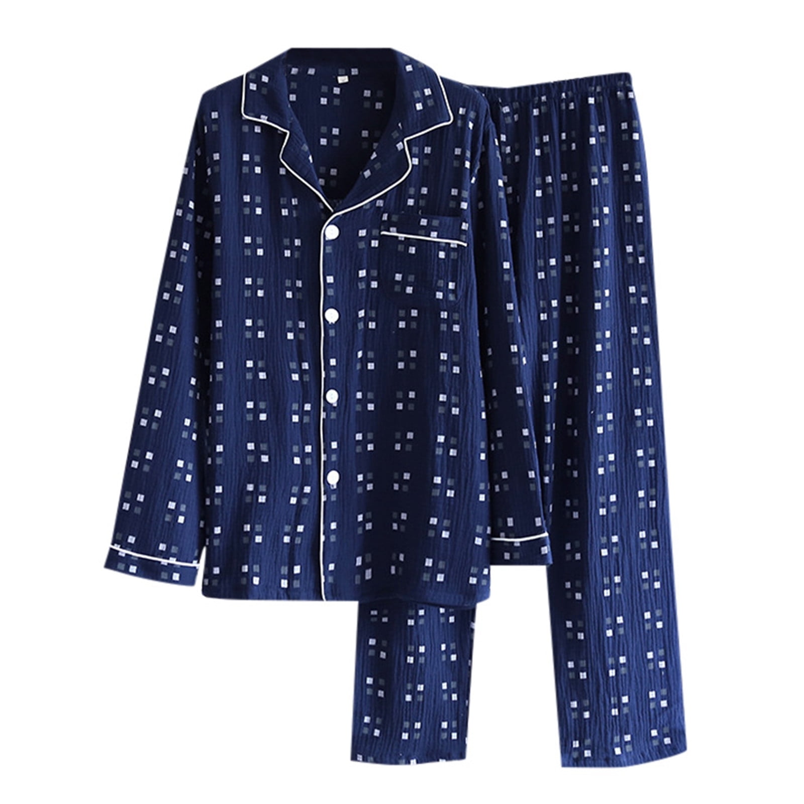 2024 Washed Crepe Couple Square Spring And Autumn Thin Long Sleeve ...